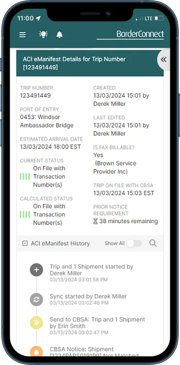 BorderConnect | ACE and ACI eManifest Portal